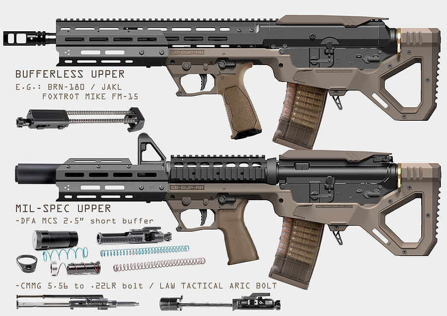 SARB-15 | AR-15 bullpup chassis | SRU PRECISION SARB-15 | AR-15 bullpup chassis | SRU PRECISION